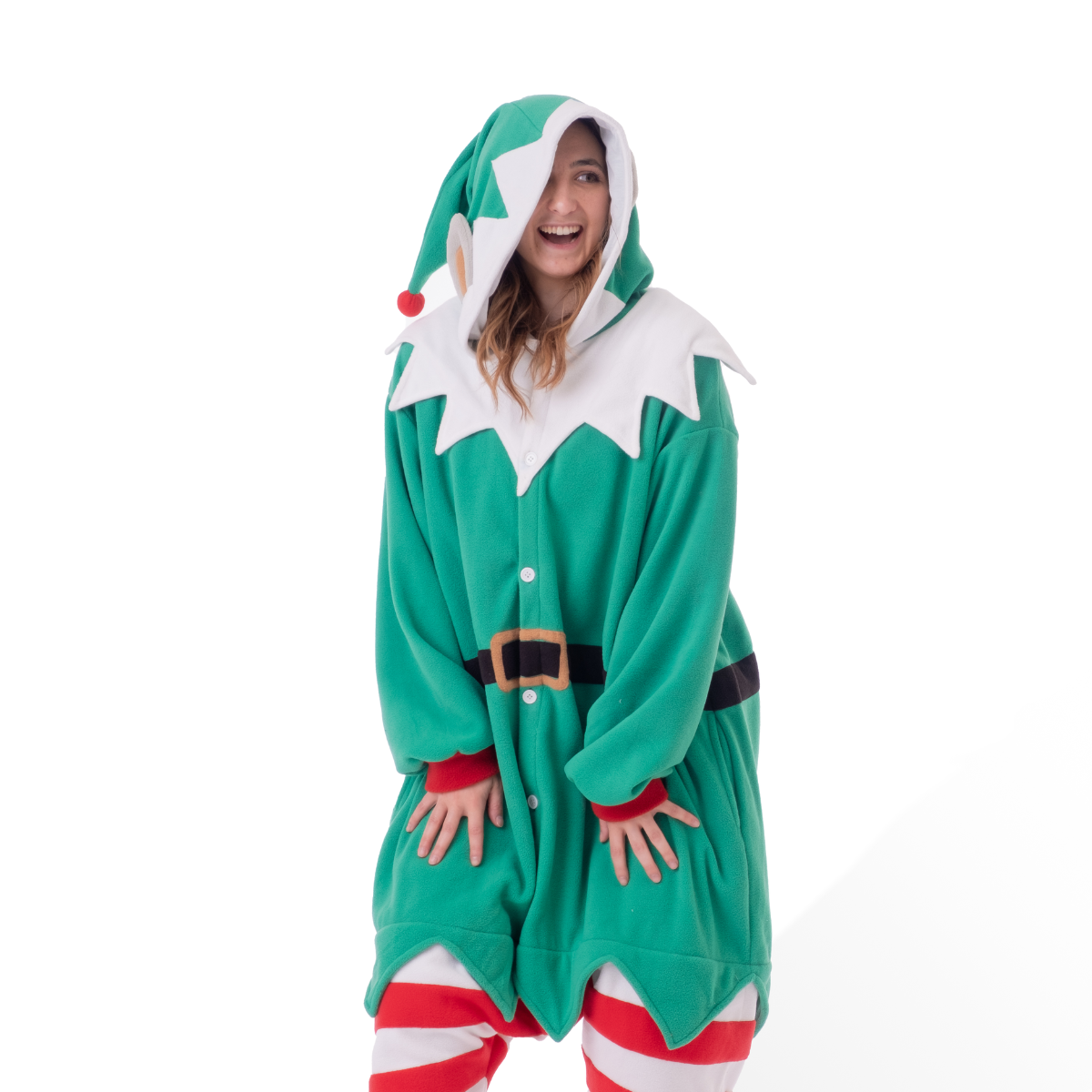 Santa's Elf Kigurumi Adult Animal Onesie Costume Pajama By KIGURUMI.COM ...