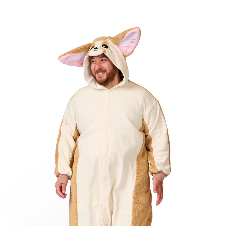 Fennec Fox Kigurumi X-Tall Adult Animal Onesie Costume Pajama By ...