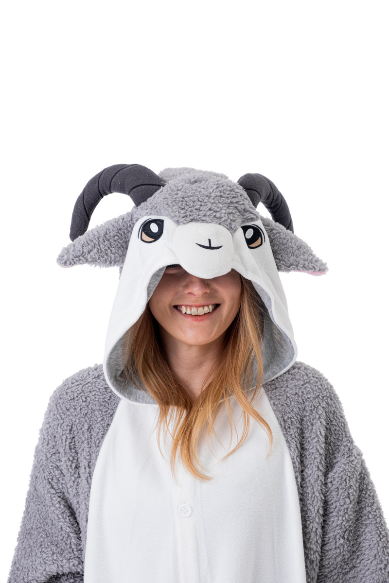Goat Kigurumi X-Tall Adult Animal Onesie Costume Pajama By KIGURUMI.COM ...
